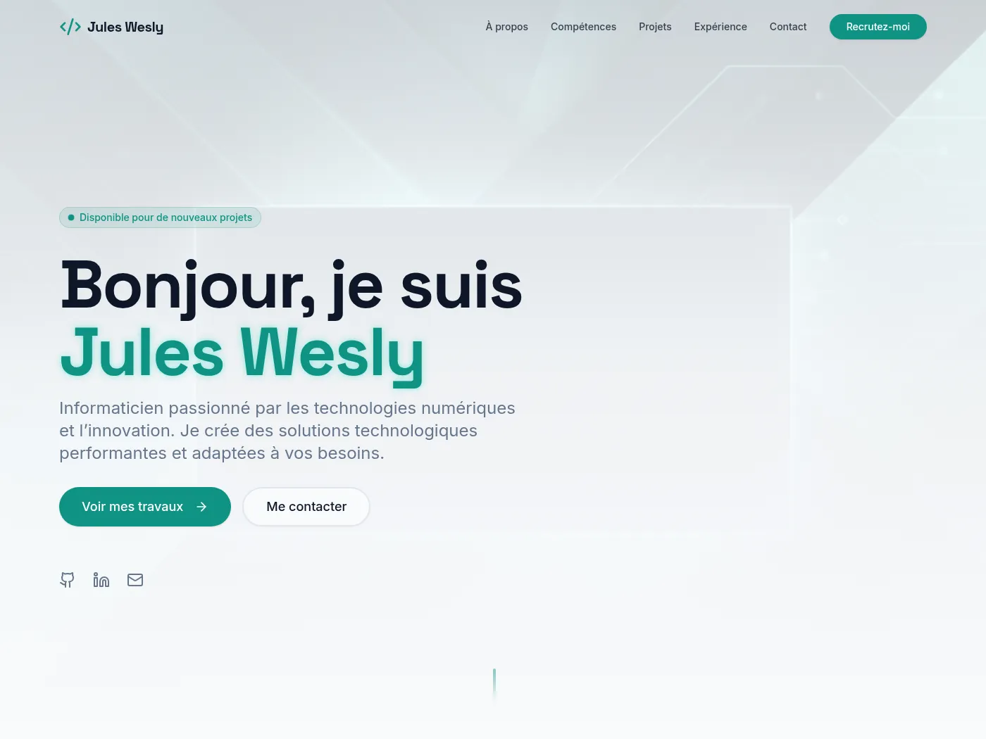 Wesly Portfolio Site