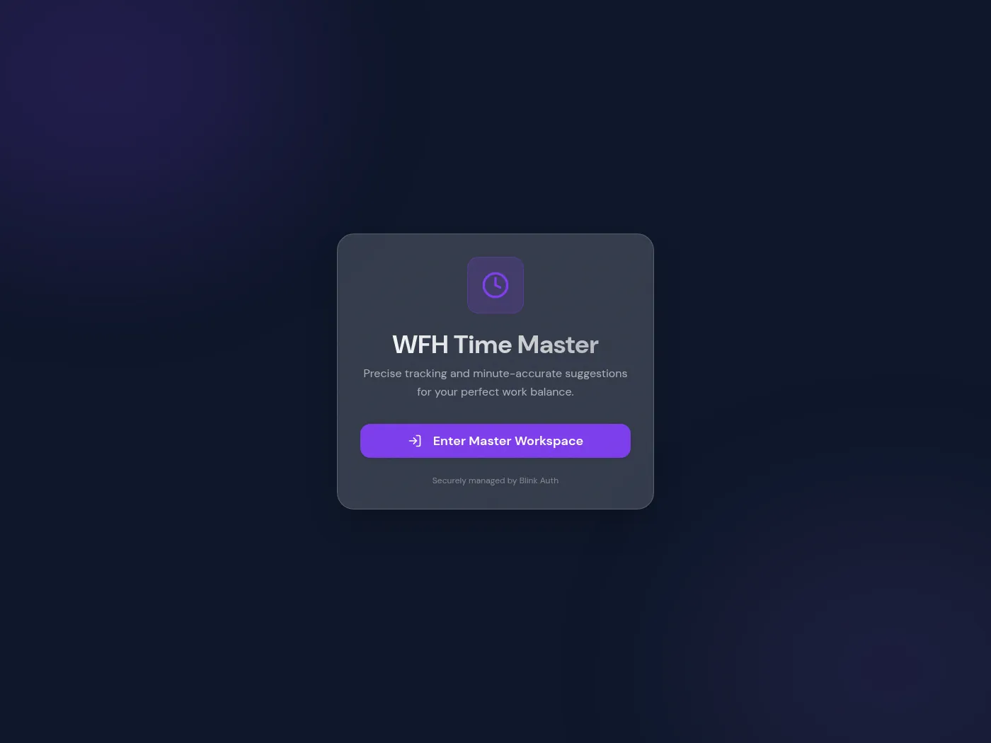 WFH Time Master
