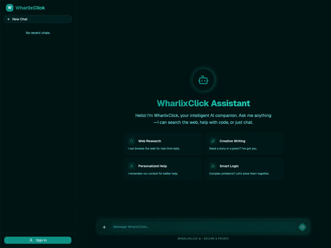 WharlixClick AI Assistant