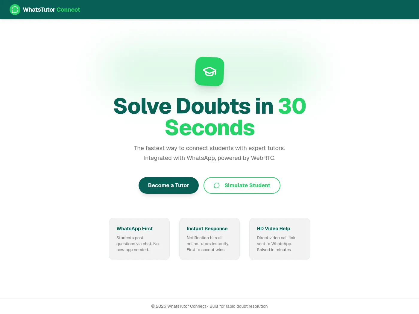 WhatsTutor Connect