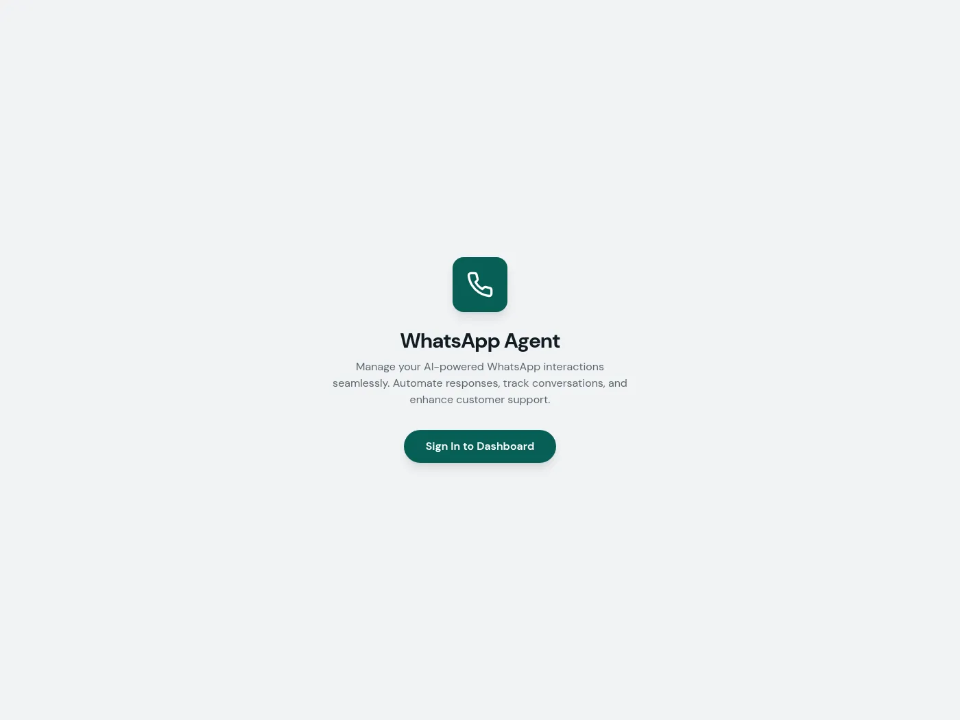 WhatsApp Agent Bot
