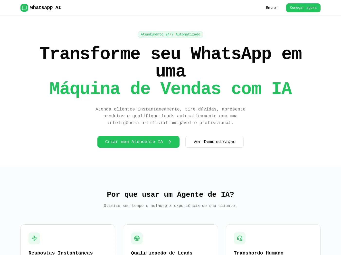 WhatsApp AI Attendant