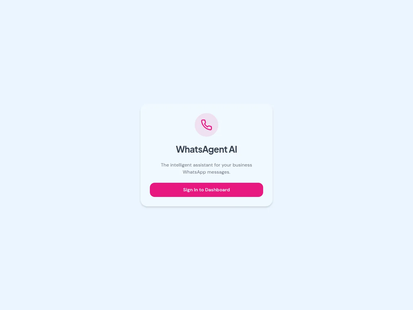 WhatsAgent AI