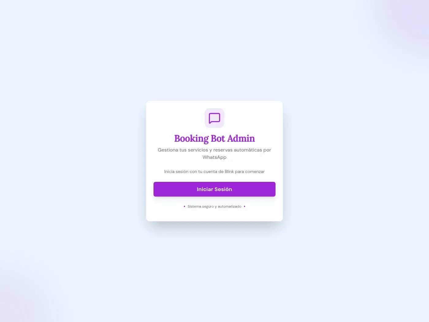 WhatsApp Booking Bot