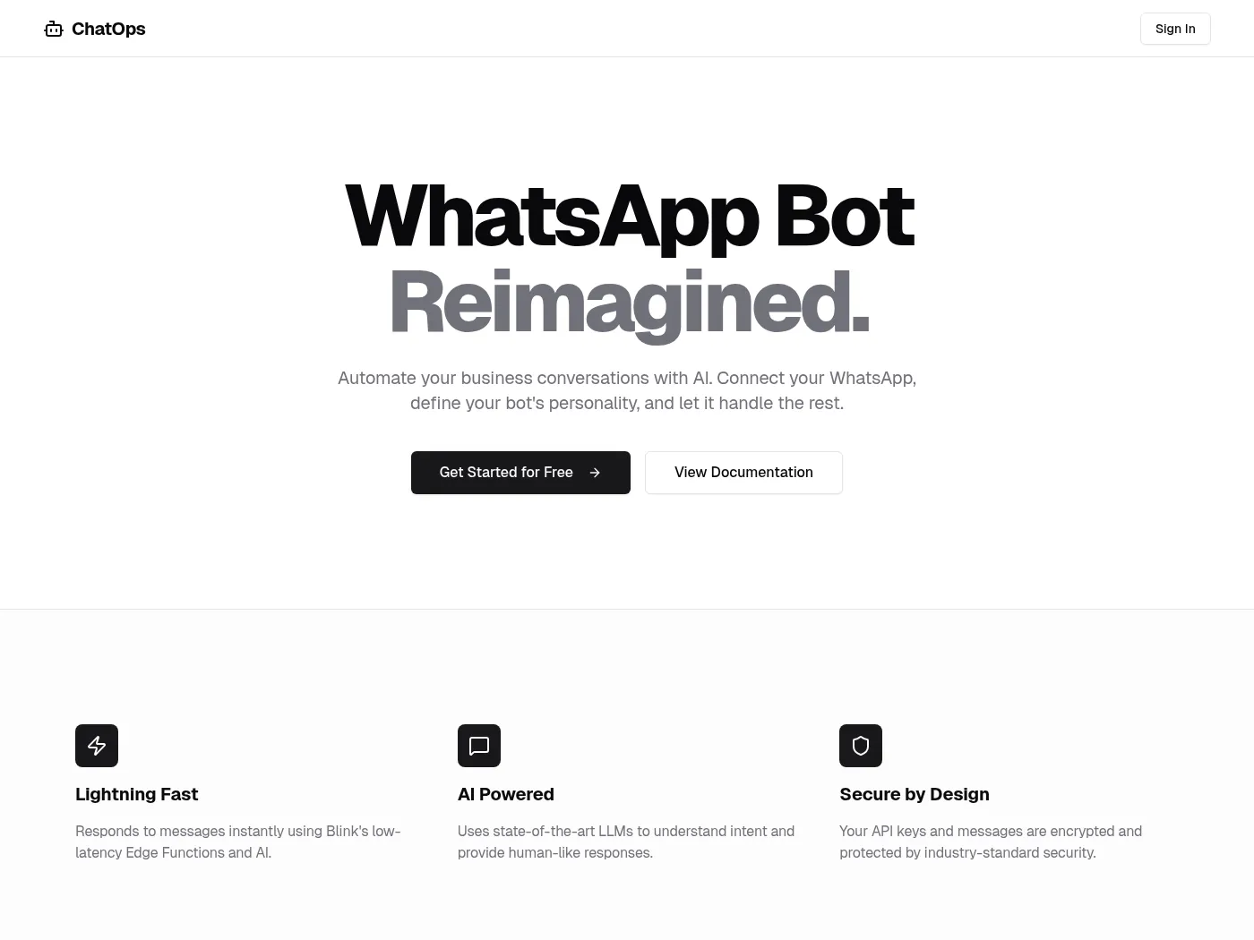ChatOps WhatsApp Bot