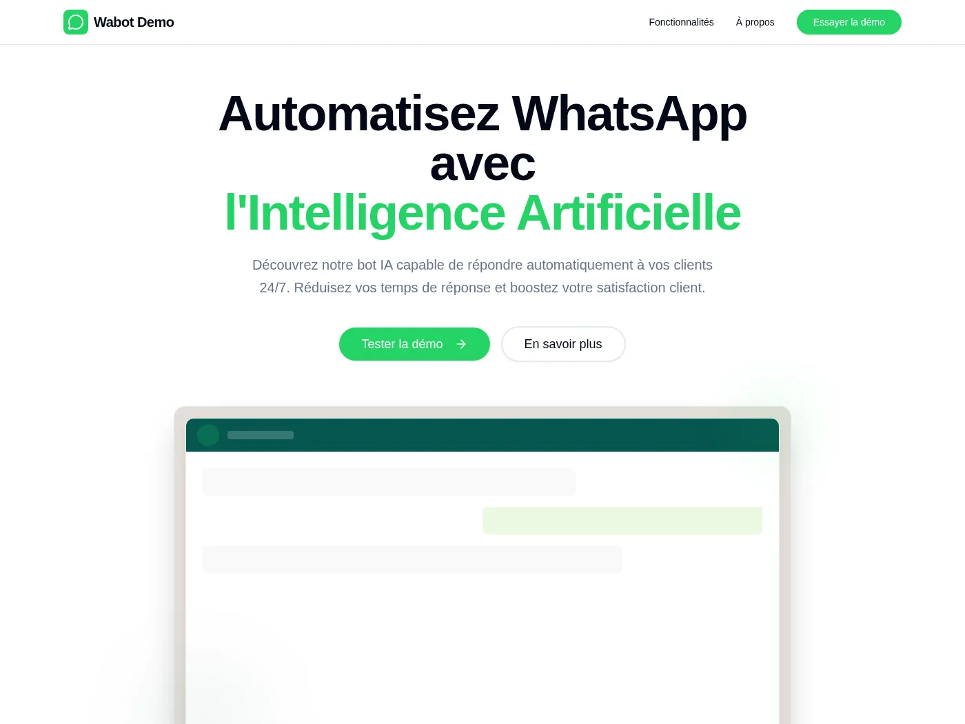WhatsApp AI Bot Demo