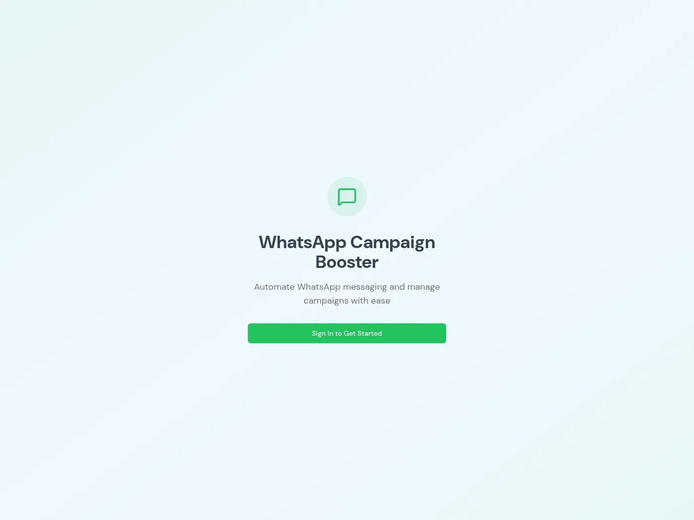 WhatsApp Campaign Booster