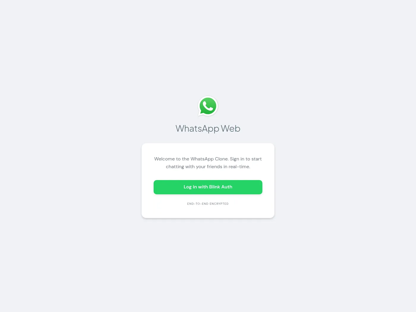 WhatsApp Chat Clone