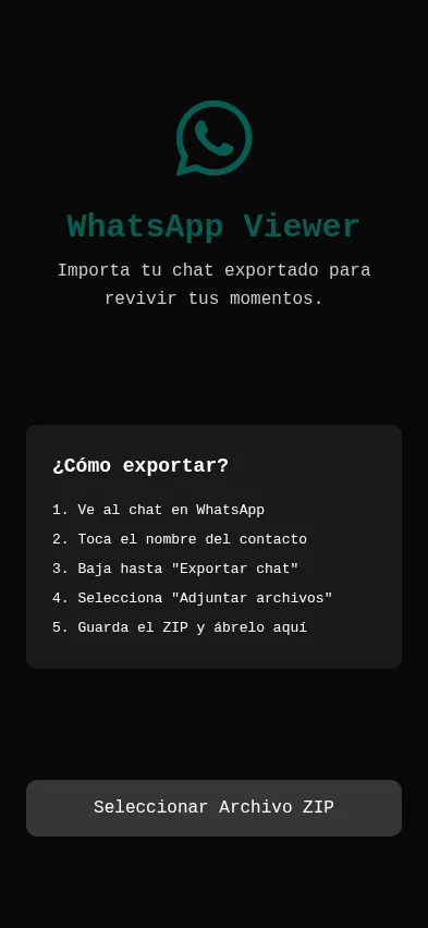 WhatsApp Chat Viewer