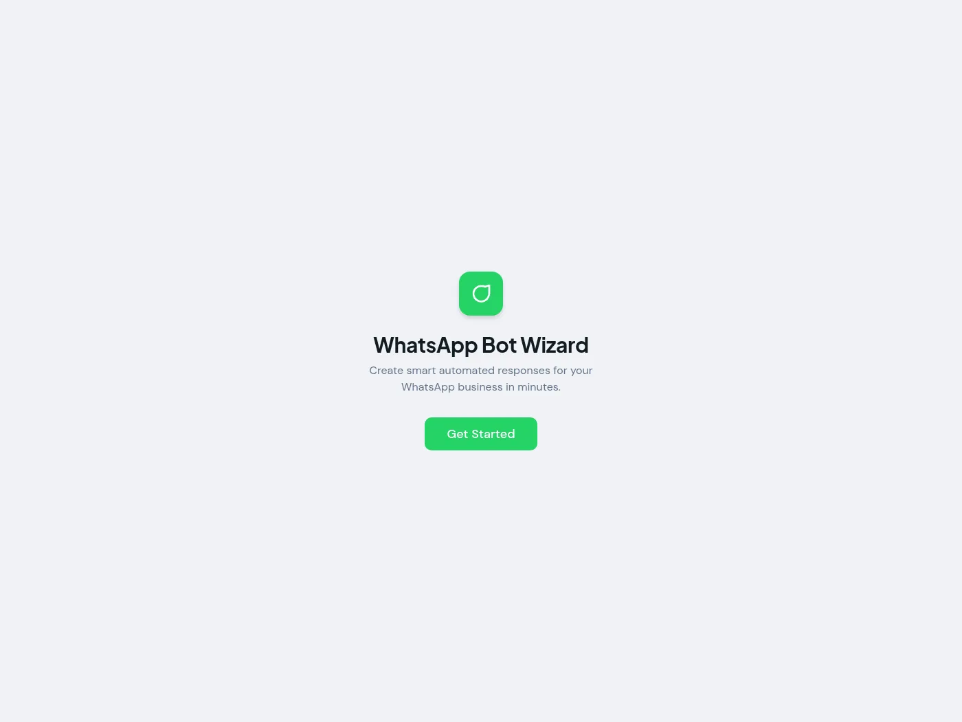 WhatsApp Chatbot Wizard