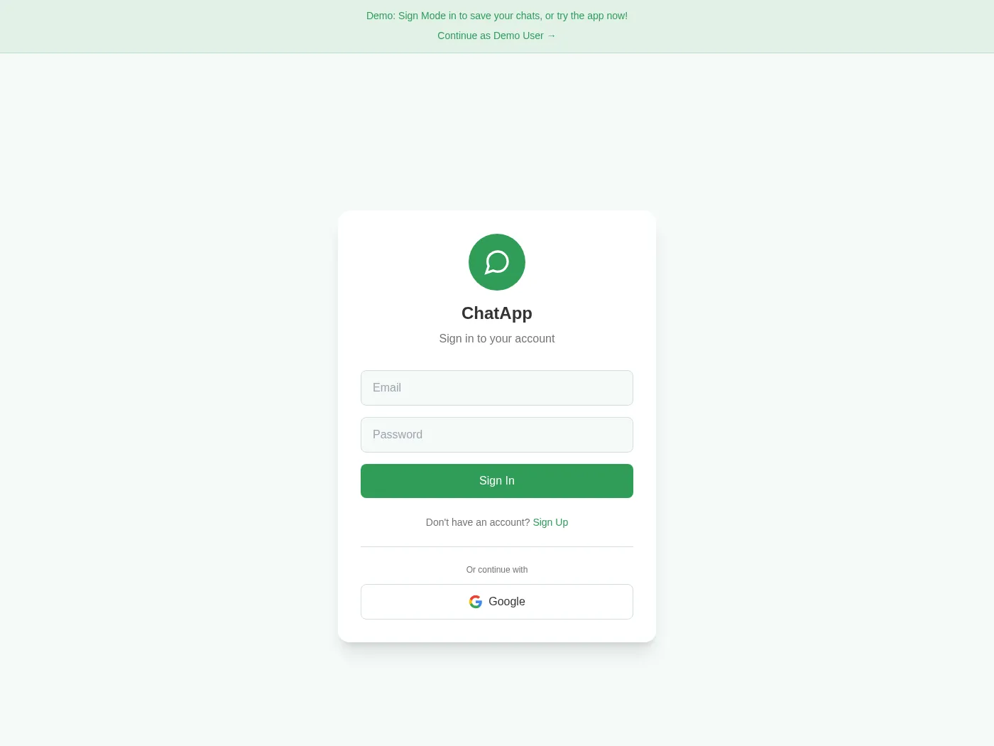 ChatApp Clone