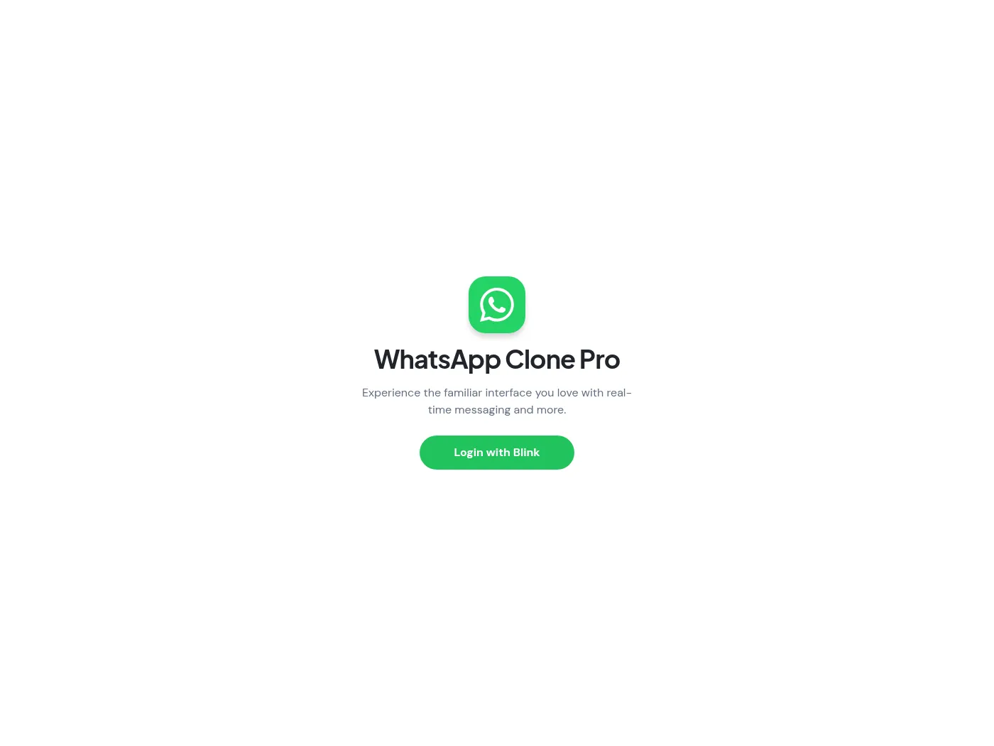 WhatsApp Clone Pro