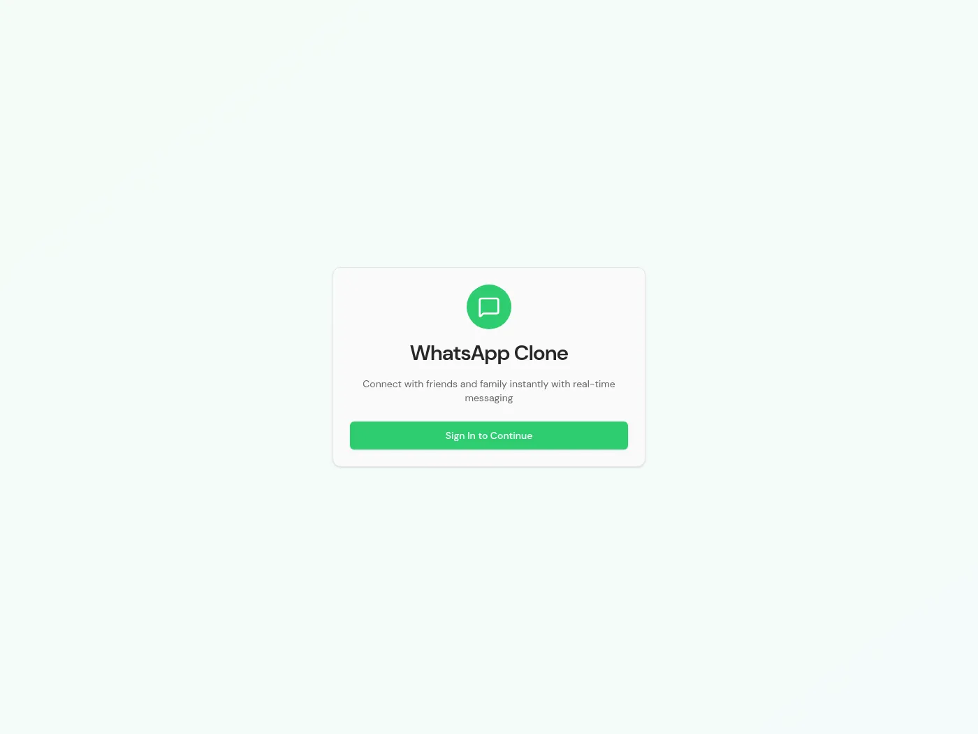 WhatsApp Clone