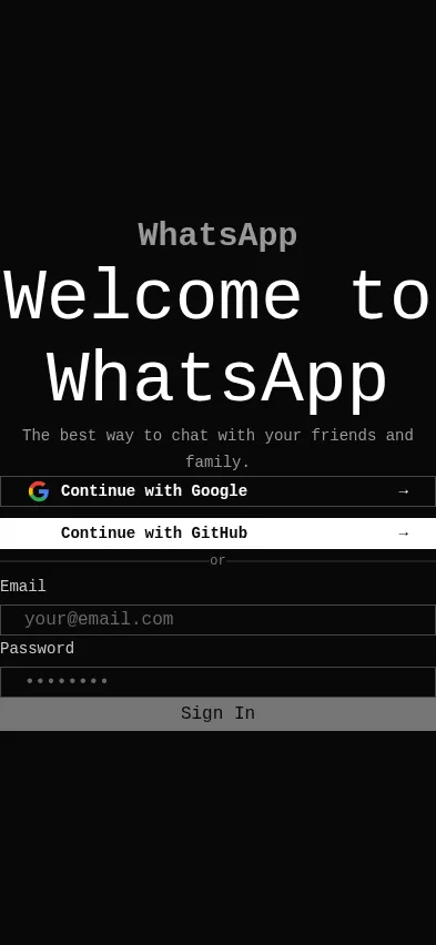 WhatsApp Clone