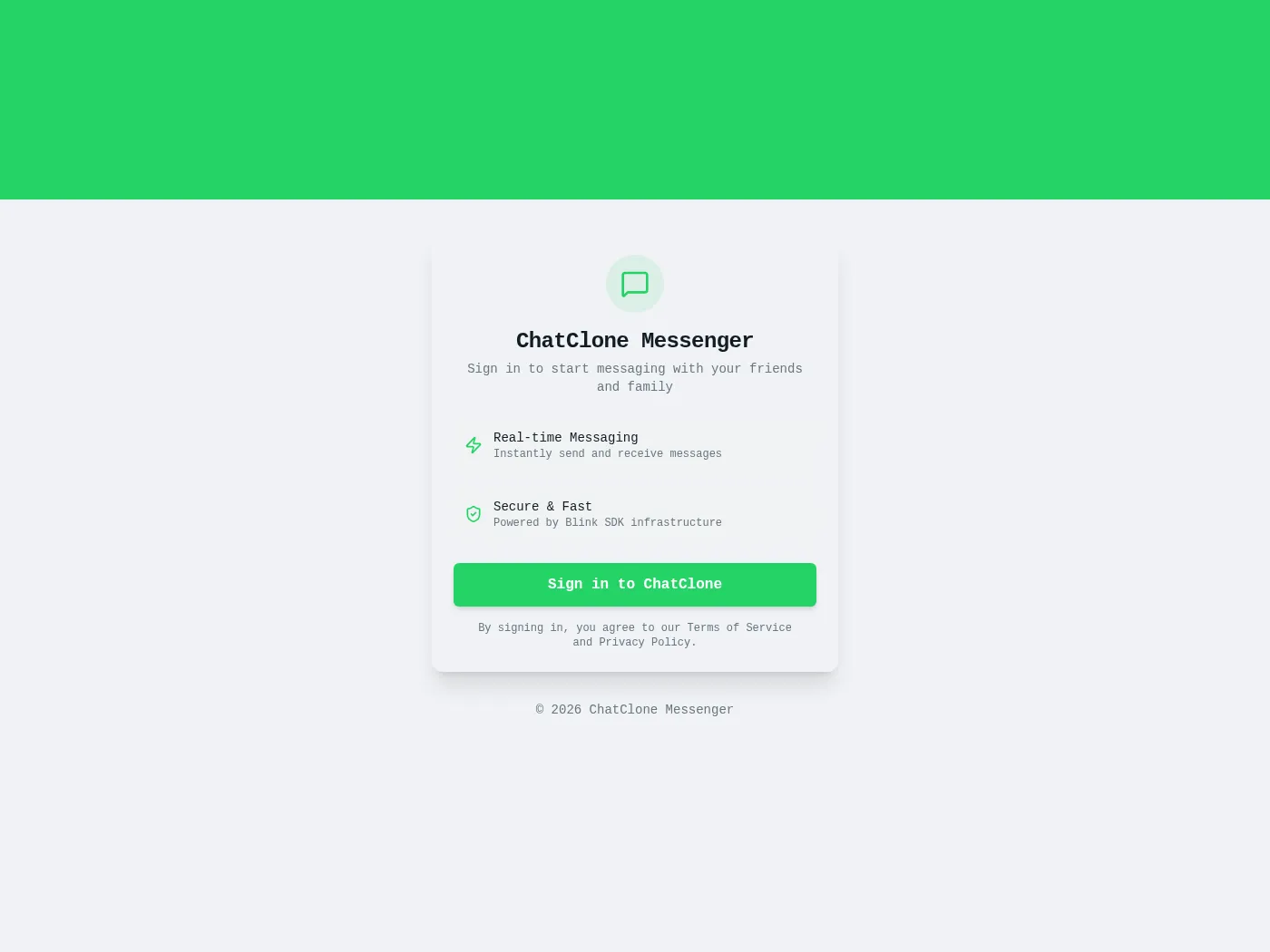 ChatClone Messenger