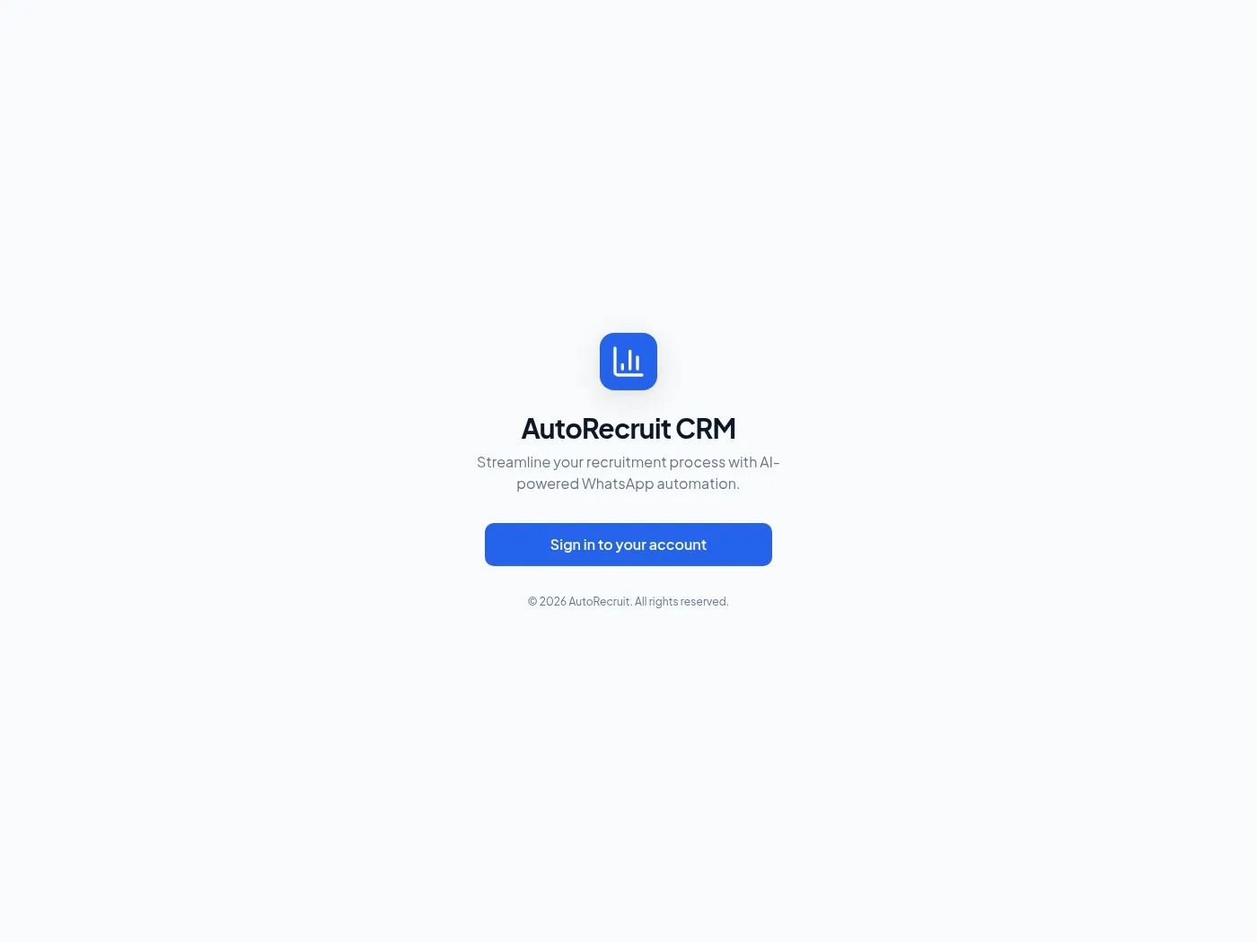 AutoRecruit CRM Flow