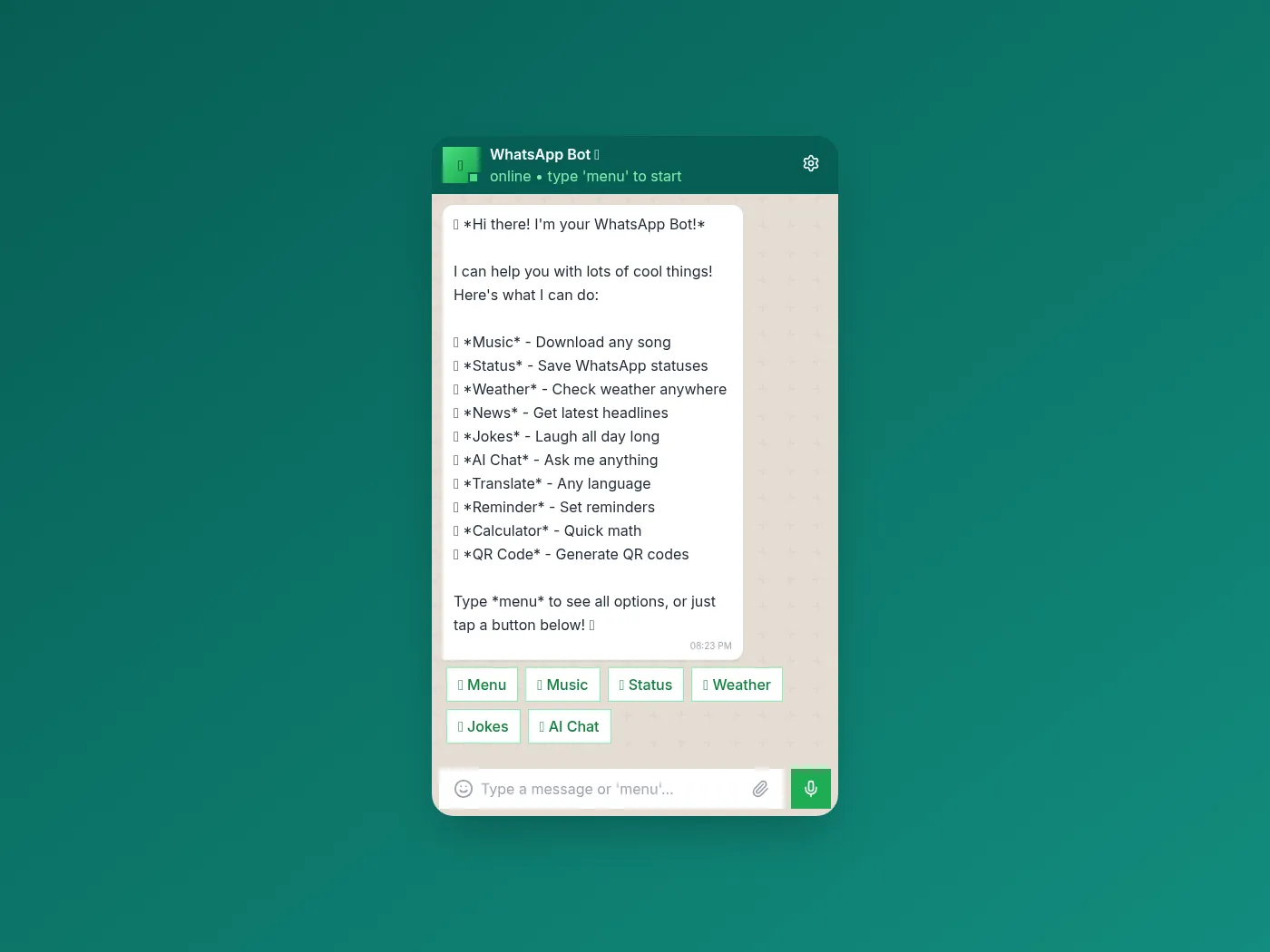 WhatsApp File Bot
