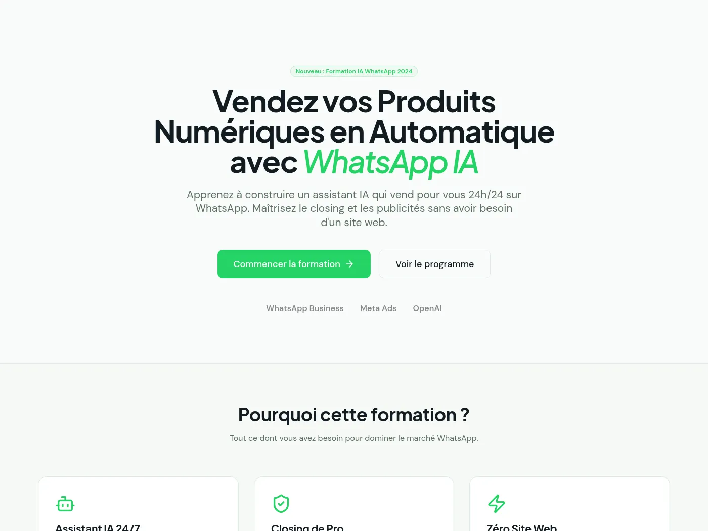 WhatsApp IA Sales Guide