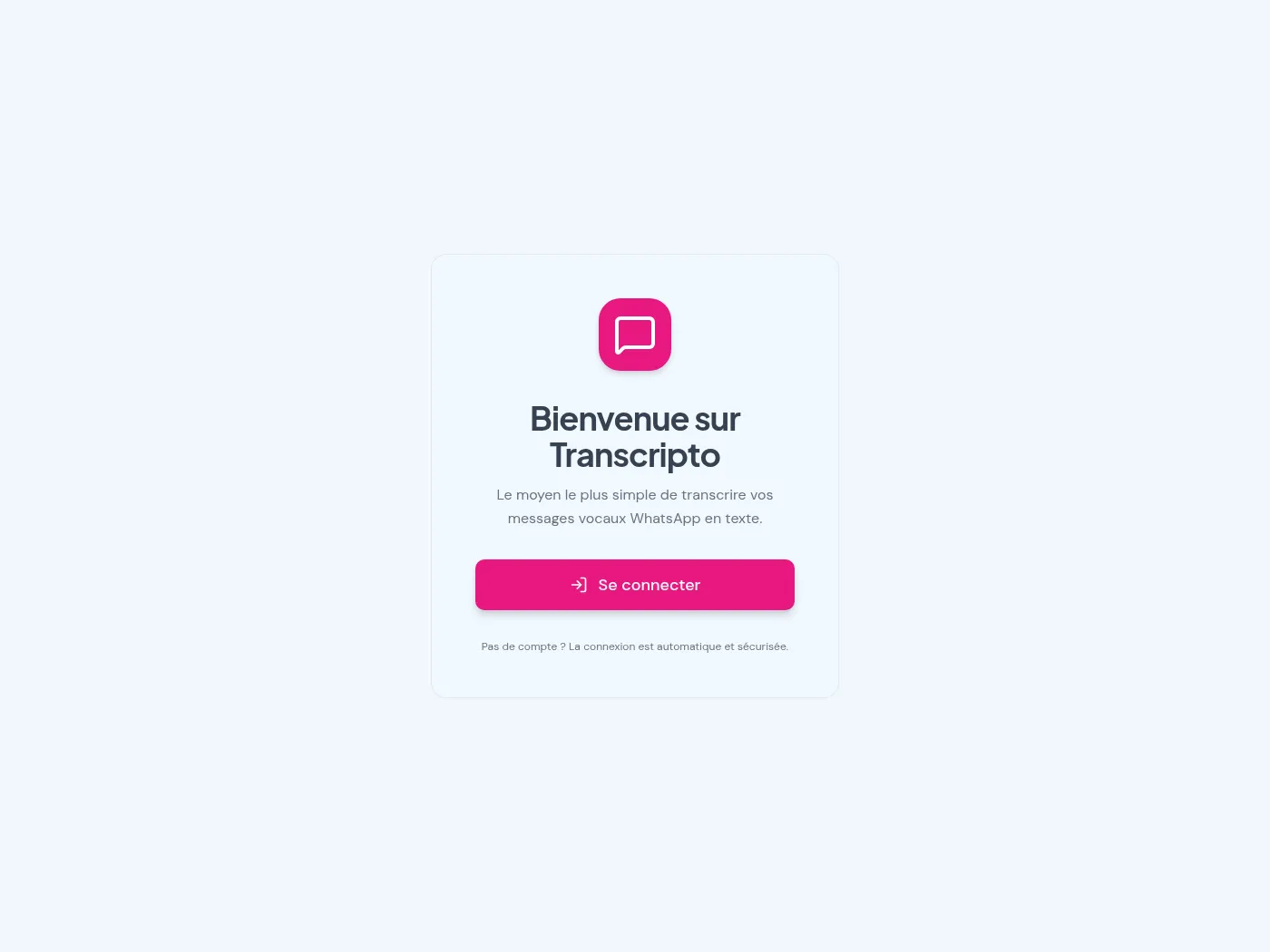 Transcripto WhatsApp SaaS