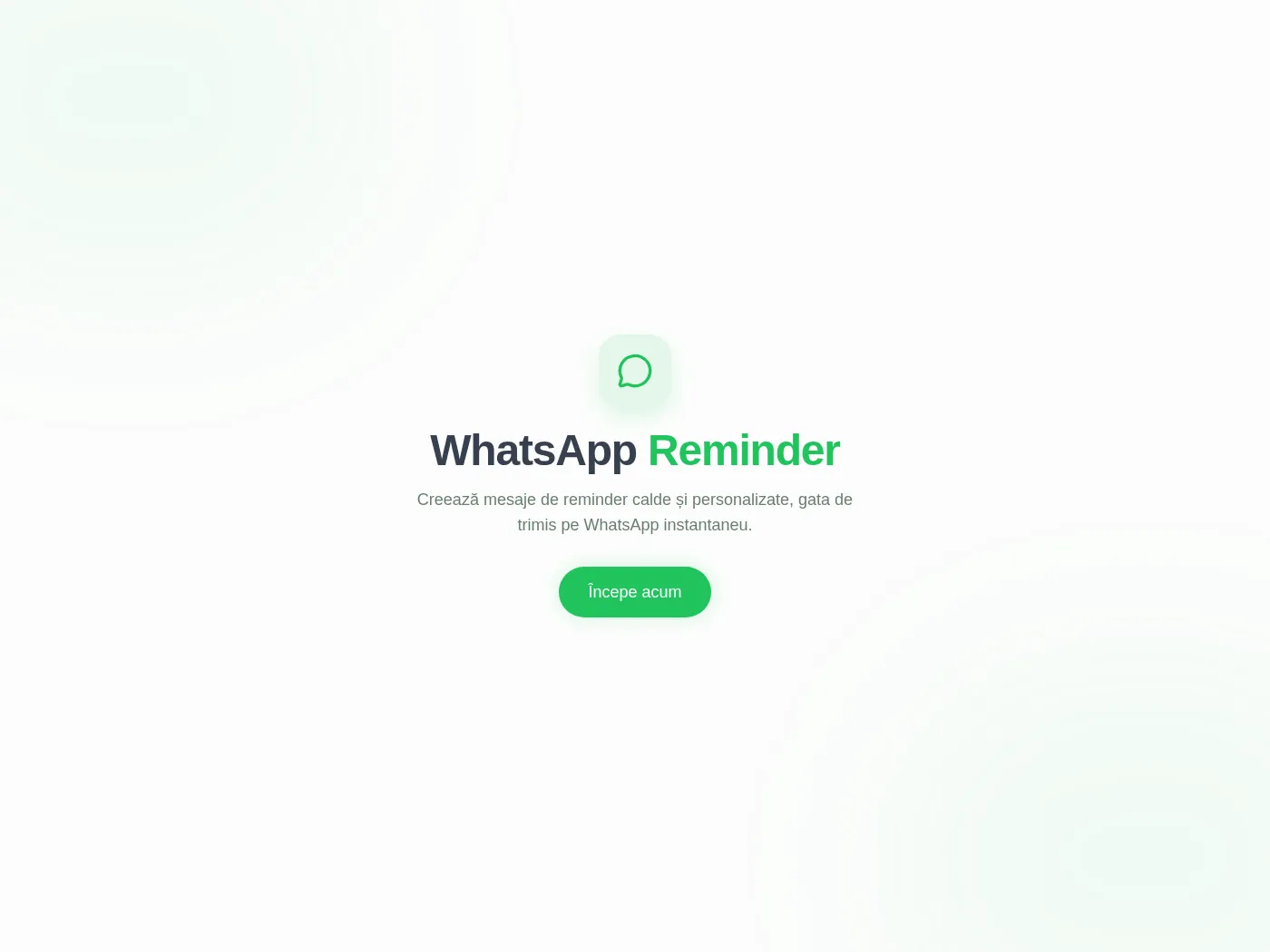 WhatsApp Reminder Generator