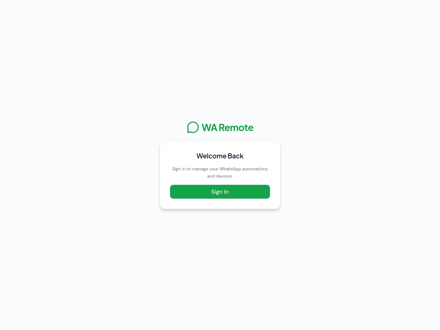 WhatsApp Remote Controller