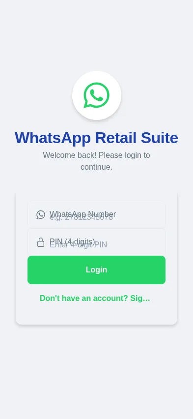 WhatsApp Retail
