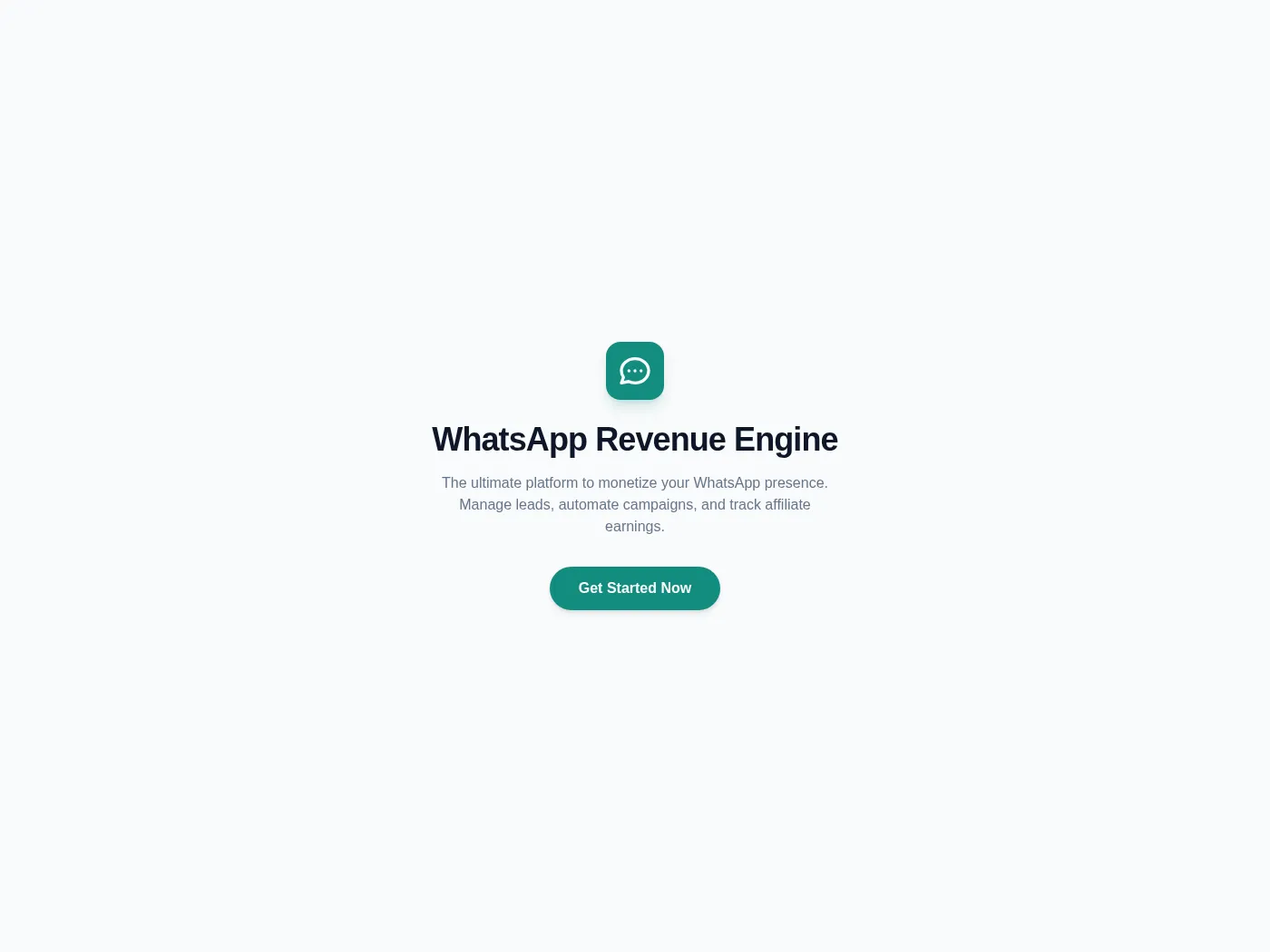 WhatsApp Revenue Engine