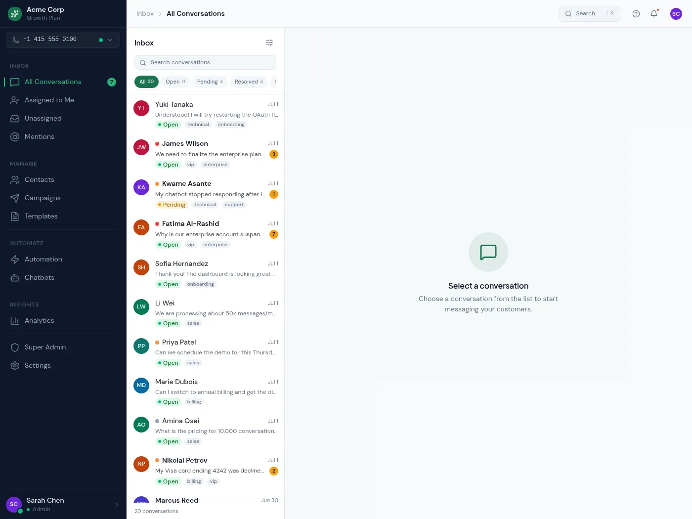 WA Pro SaaS Platform