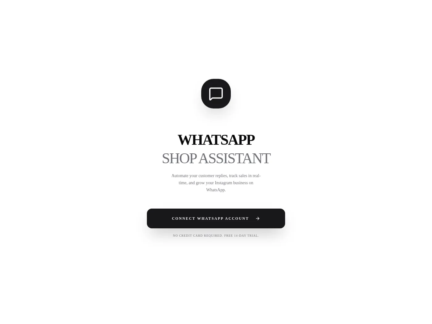 WhatsApp Shop Assistant