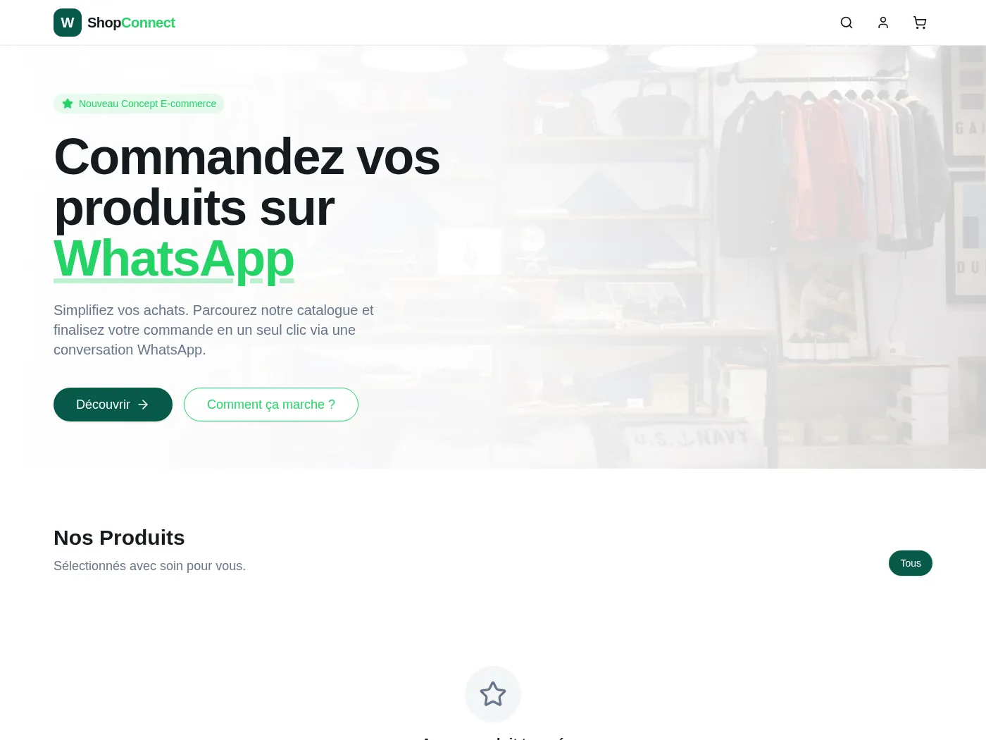 WhatsApp Shop Connect