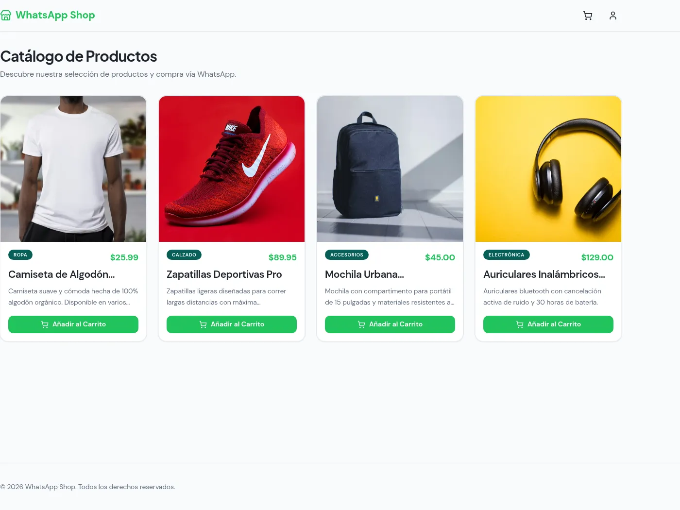 WhatsApp Shop Online