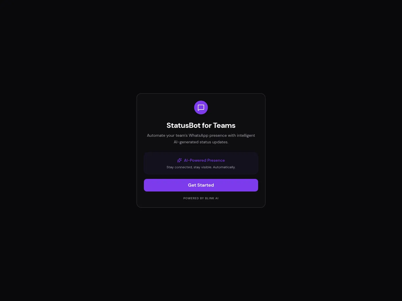 StatusBot for Teams