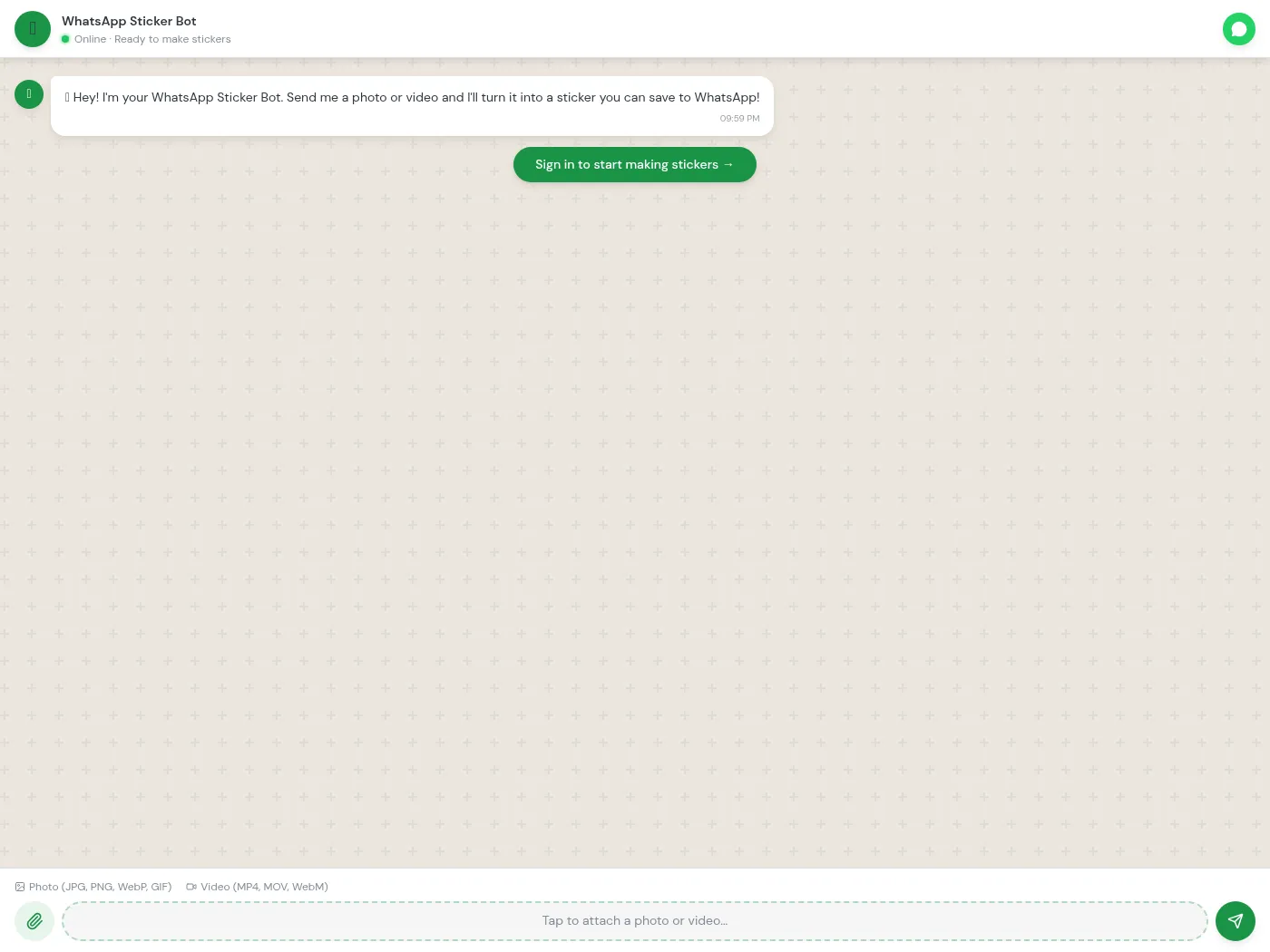 WhatsApp Sticker Bot