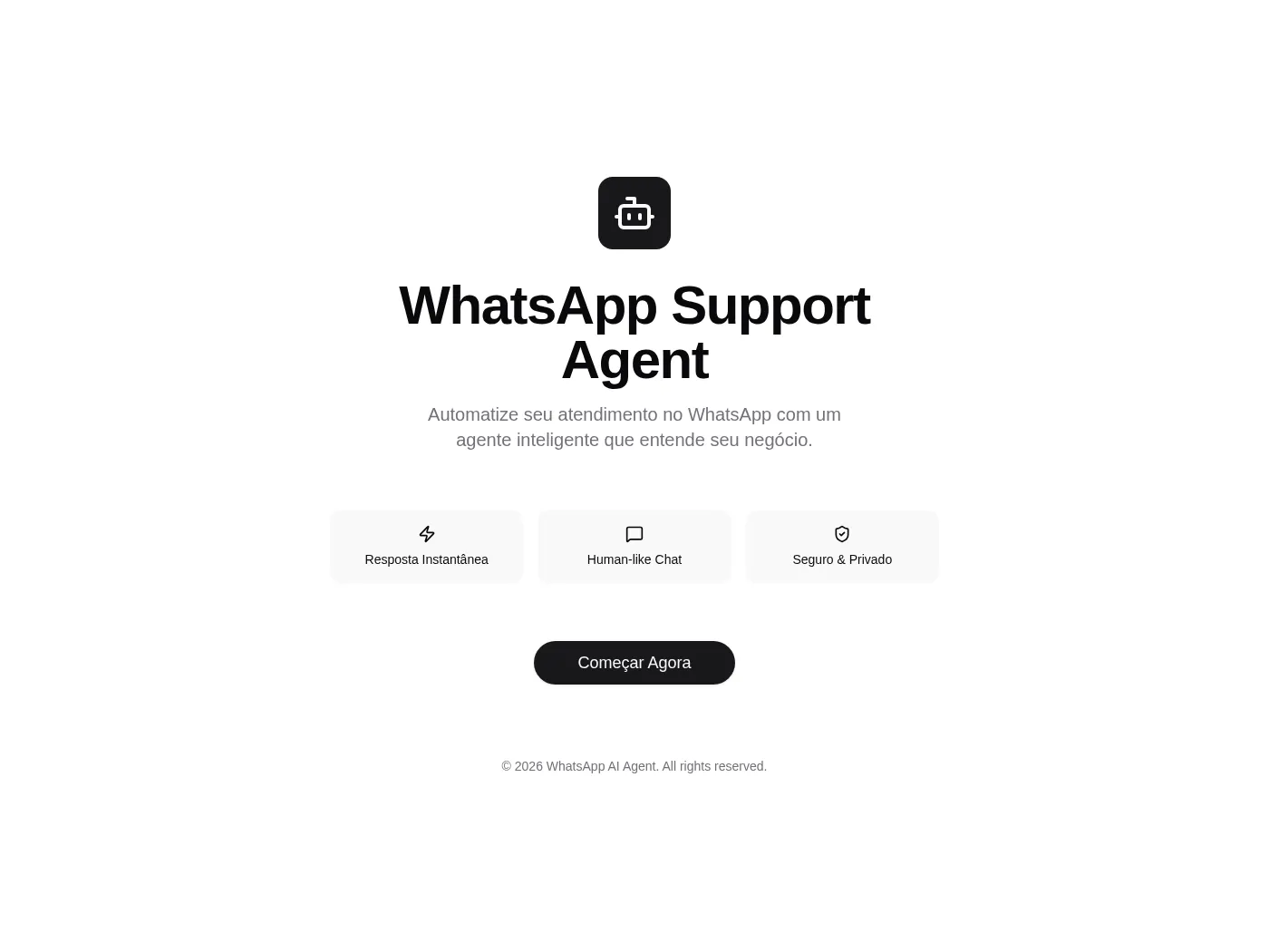 WhatsApp Support Agent