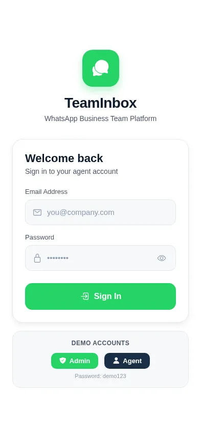WhatsApp Team Inbox
