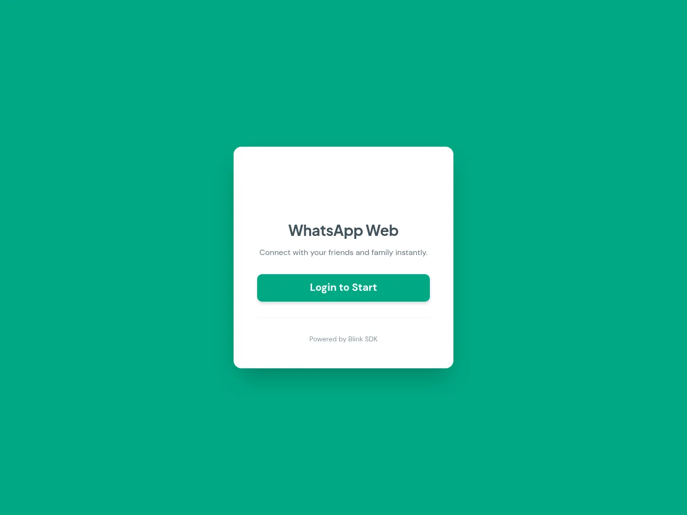 WhatsApp Web Clone