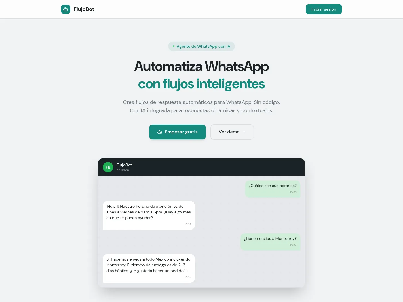 FlujoBot WhatsApp Agent