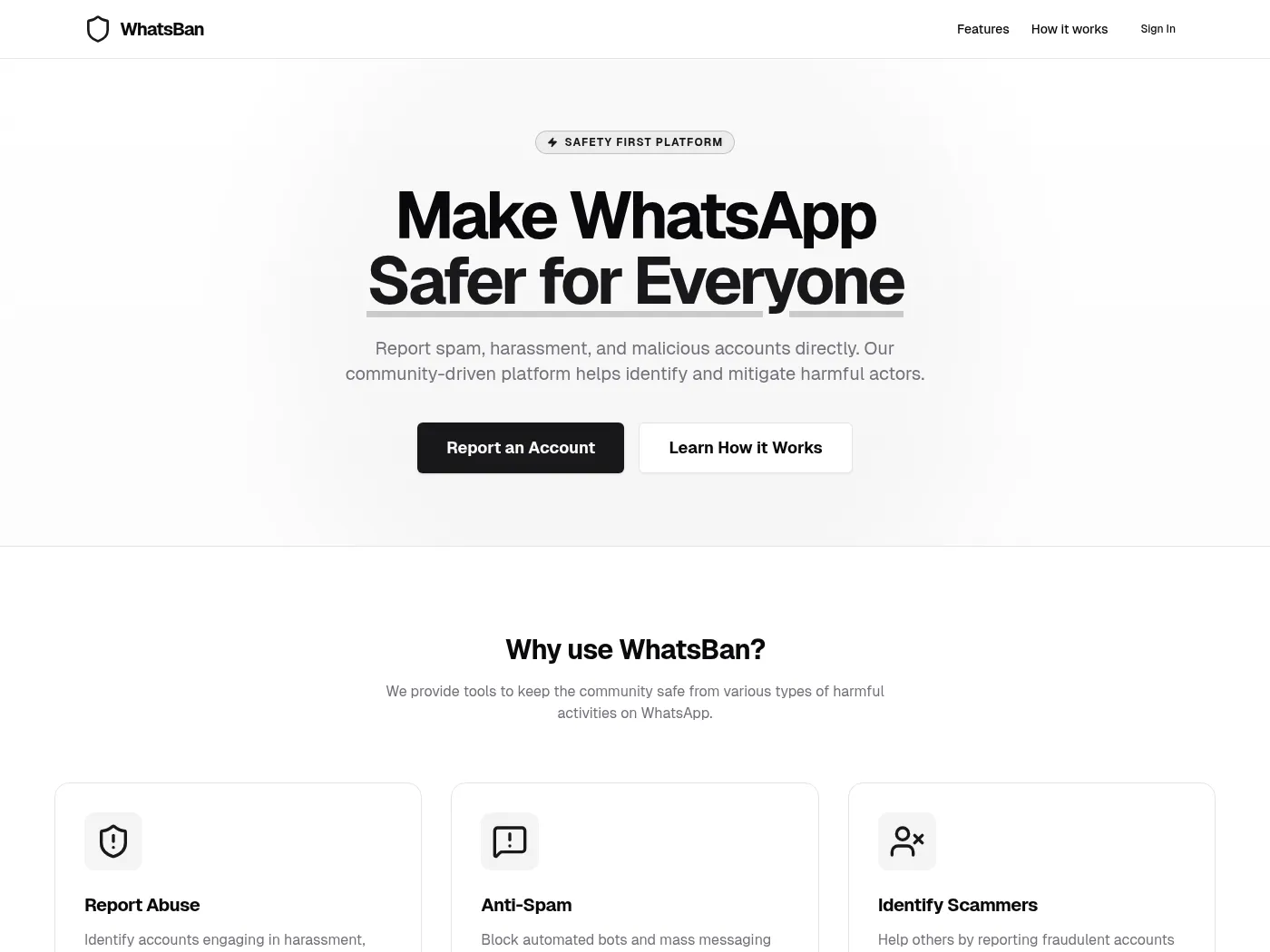 WhatsBan