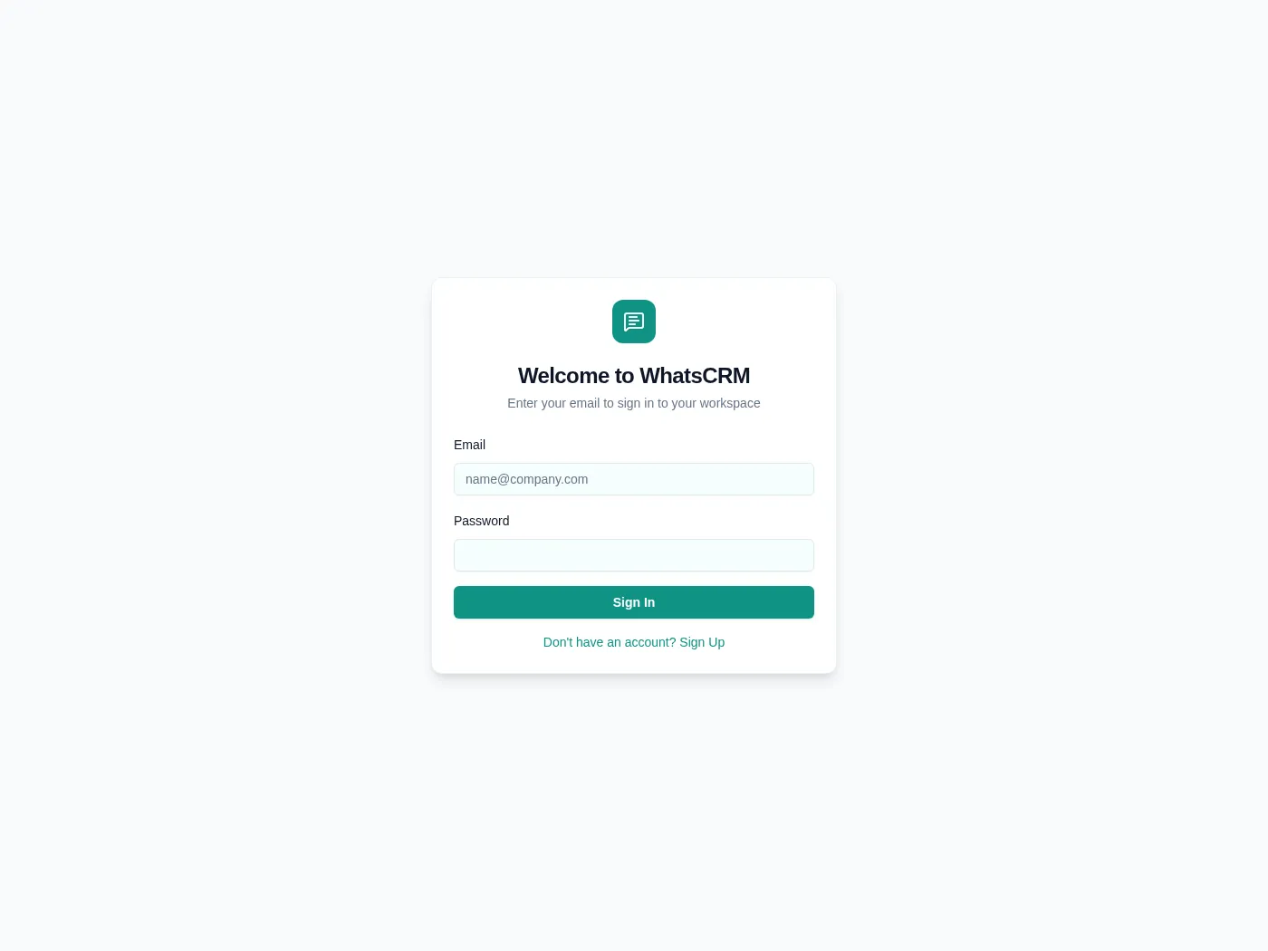 WhatsCRM SaaS Platform
