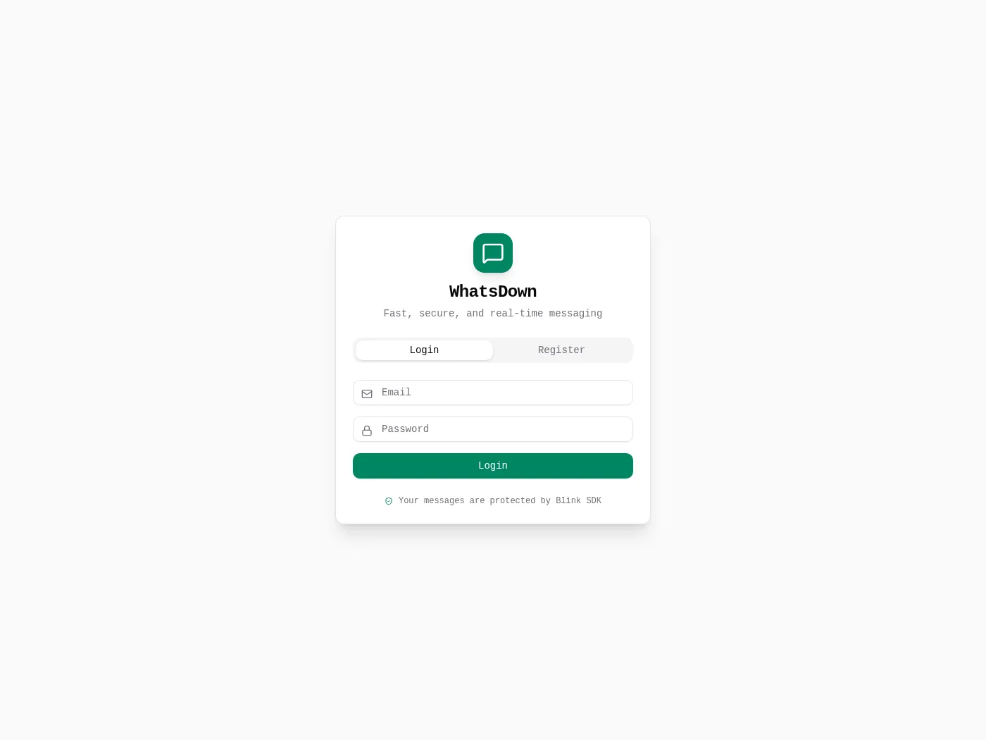 WhatsDown Messenger