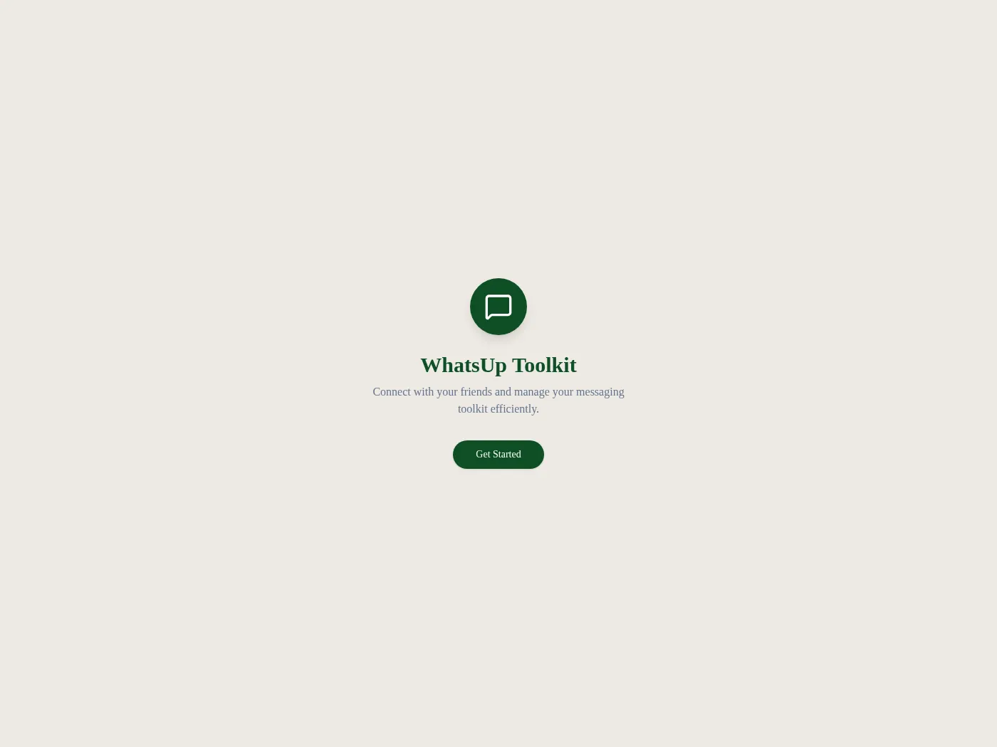WhatsUp Toolkit