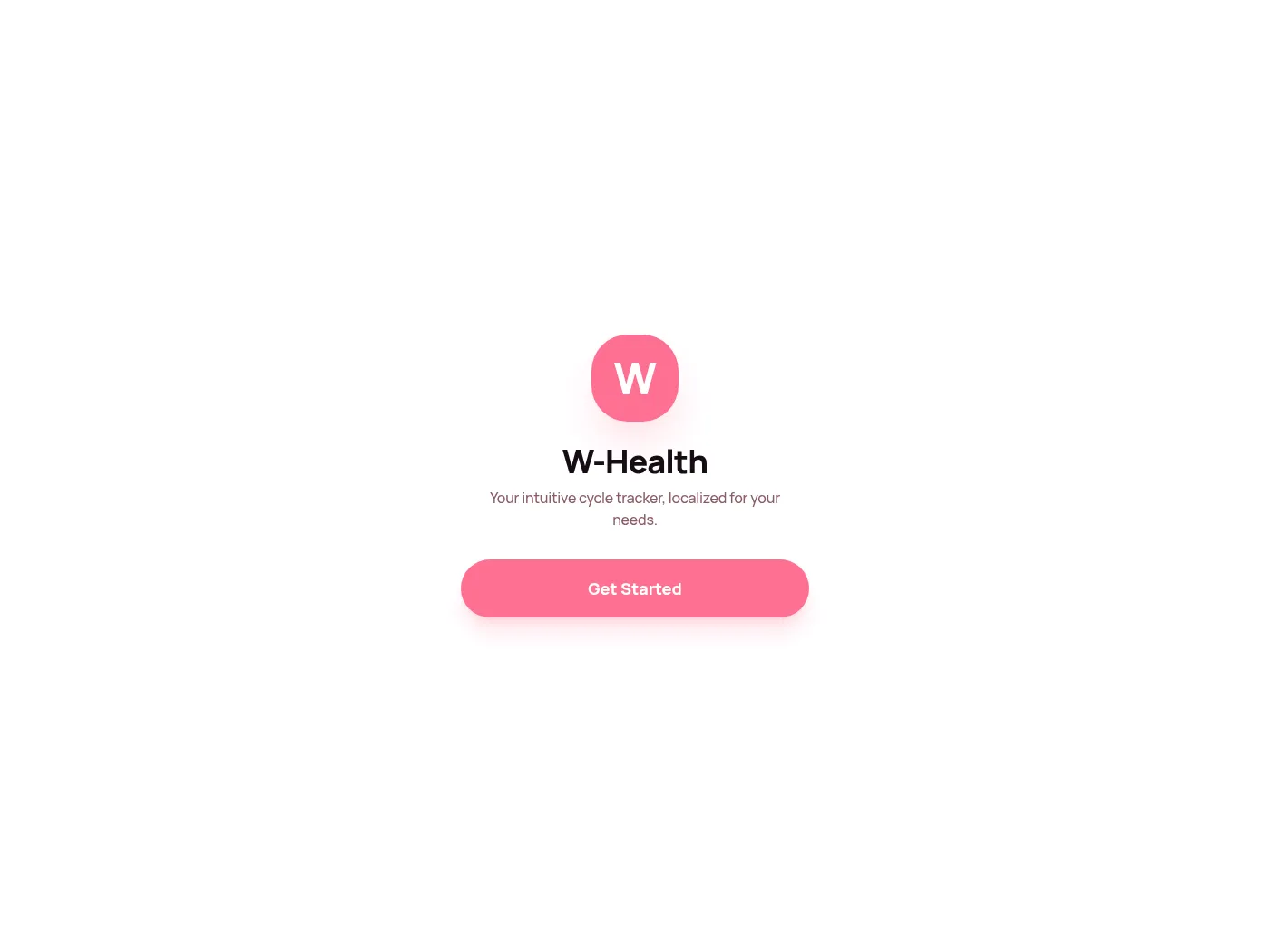 W-Health Cycle Tracker