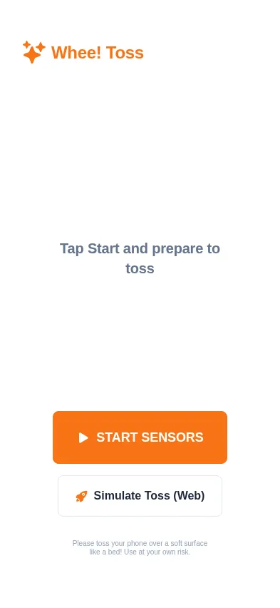 Whee! Toss App