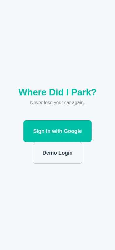Where Did I Park?