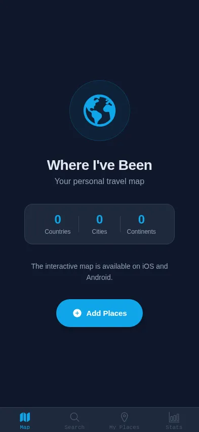 Where I’ve Been Tracker