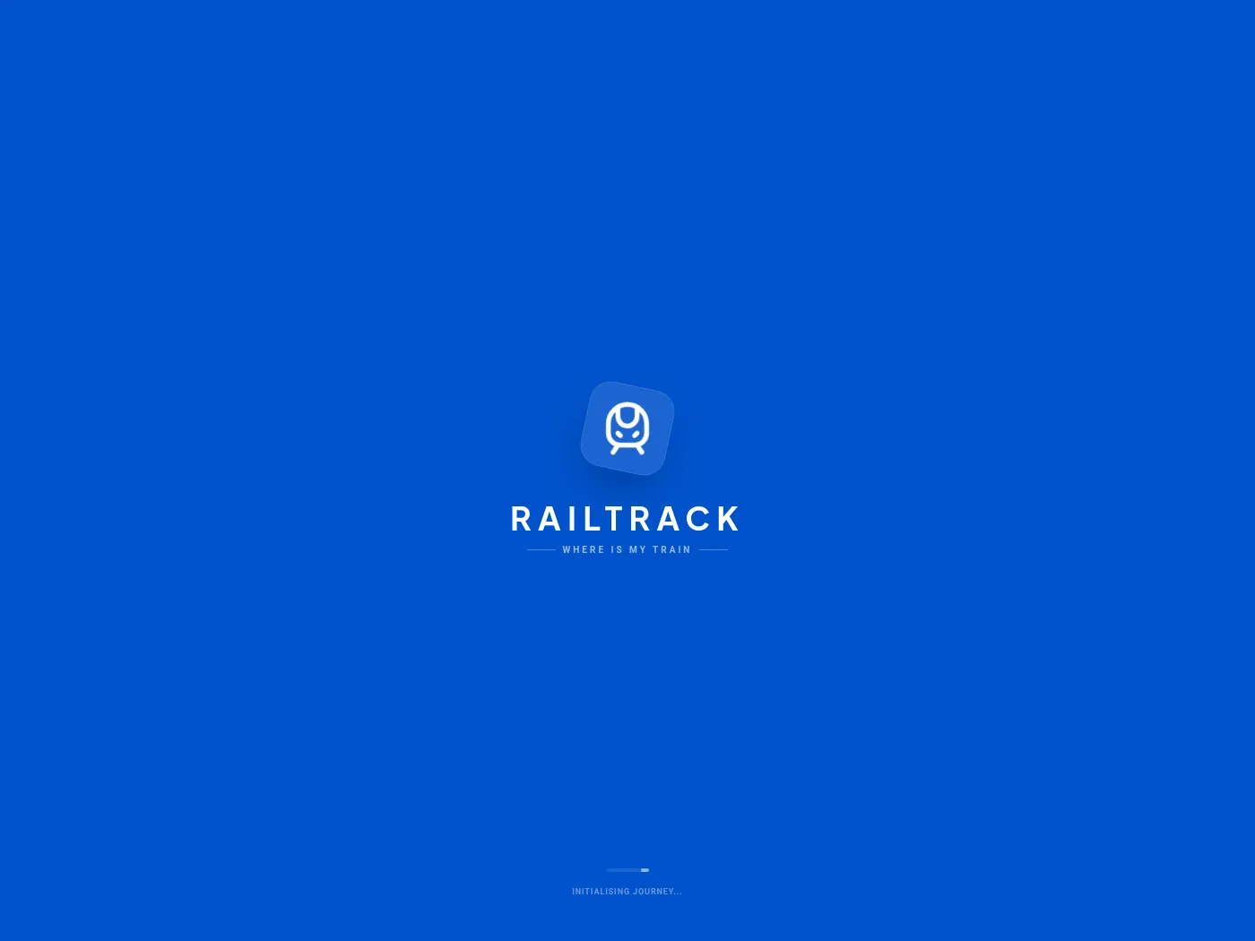 RailTrack UI Replica