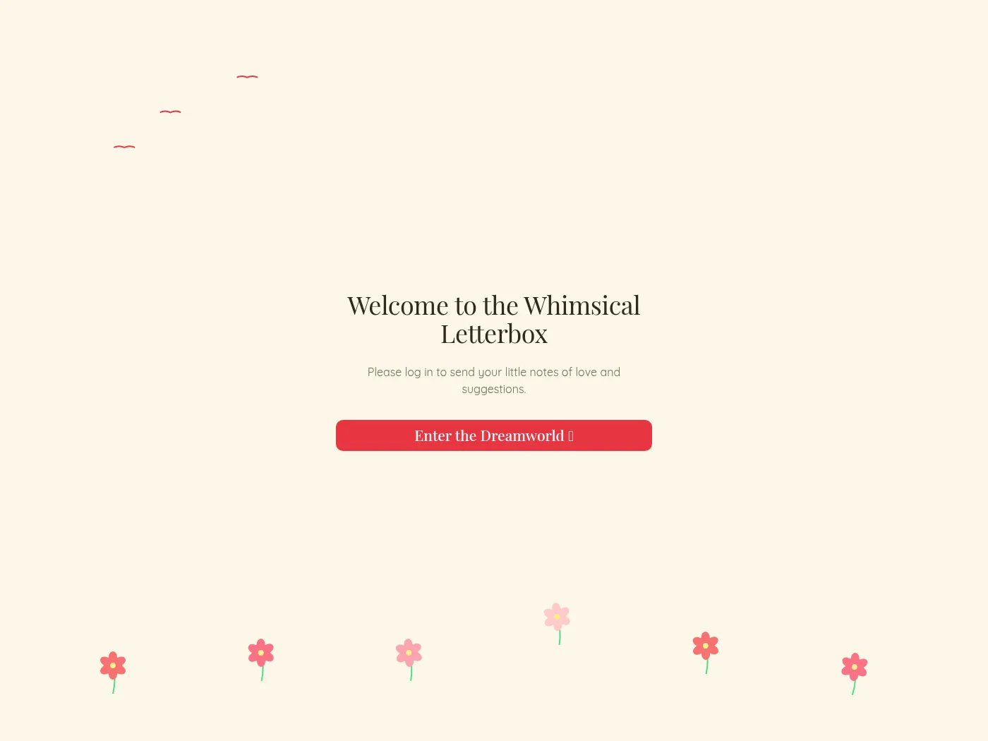 Whimsical Letterbox Page