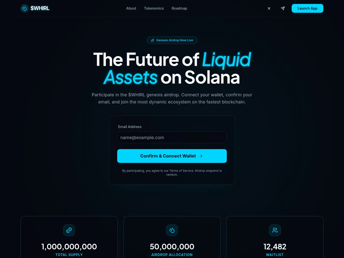 WhirlDrop Airdrop Site
