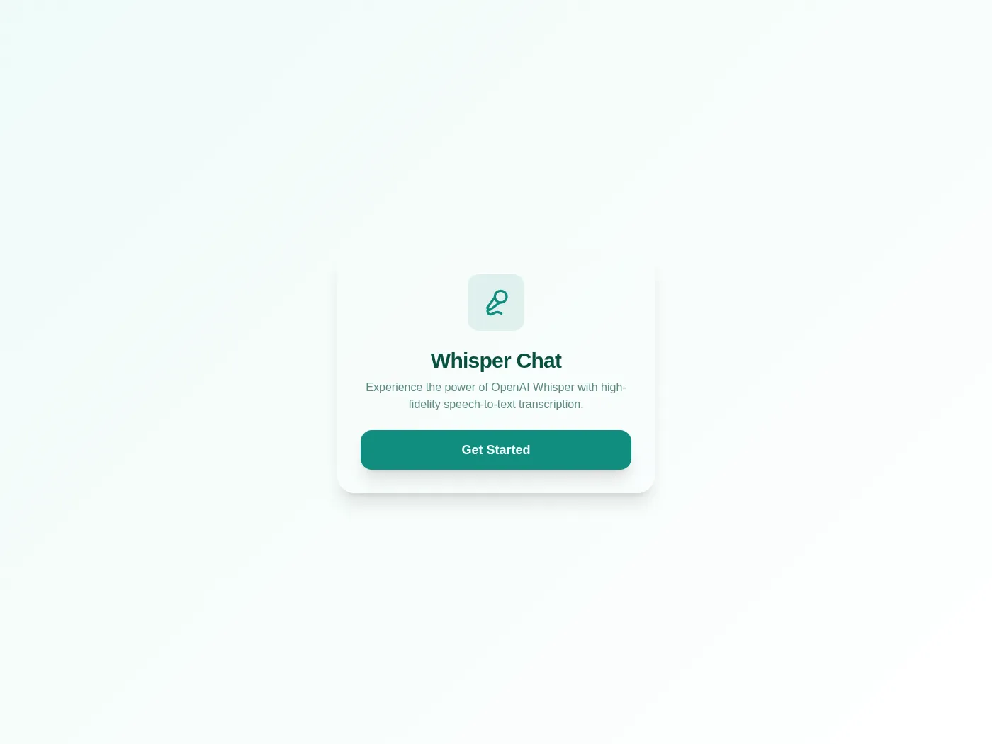 Whisper Integration Demo
