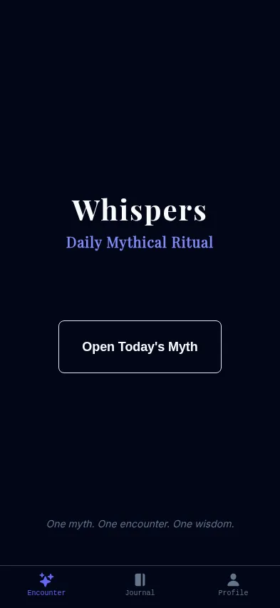 Whispers: Daily Myth Game